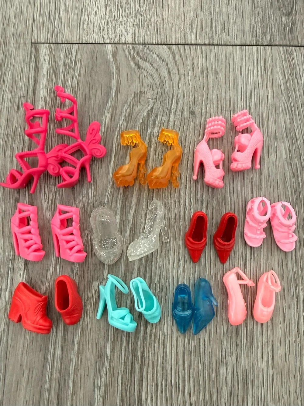 Toys | Barbie Fashion Doll Shoes Multicolor Heels Pumps 1 Pairs Lot ...